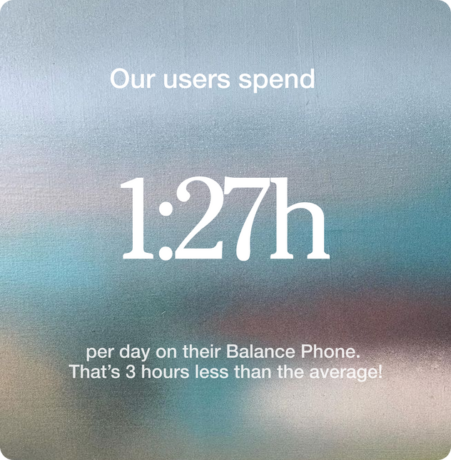 Balance Phone: The minimalist smartphone