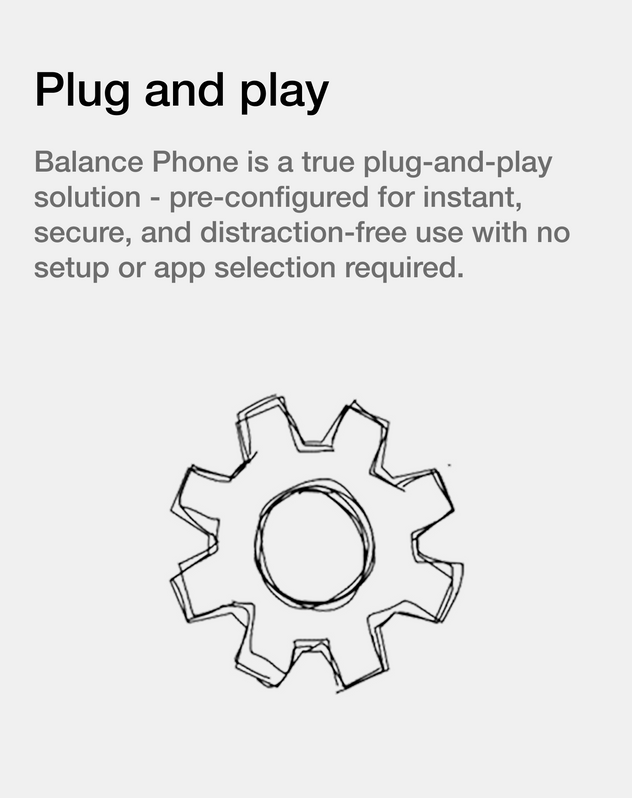 Balance Phone: The minimalist smartphone