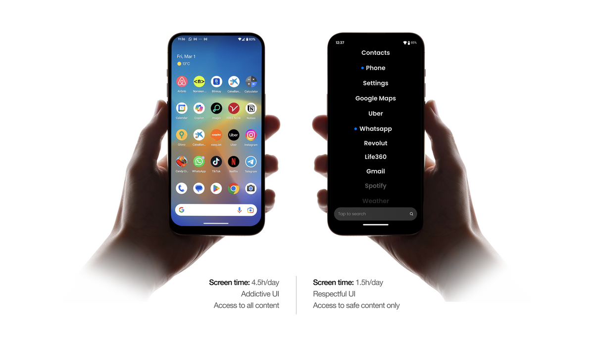 Balance Phone: The minimalist smartphone